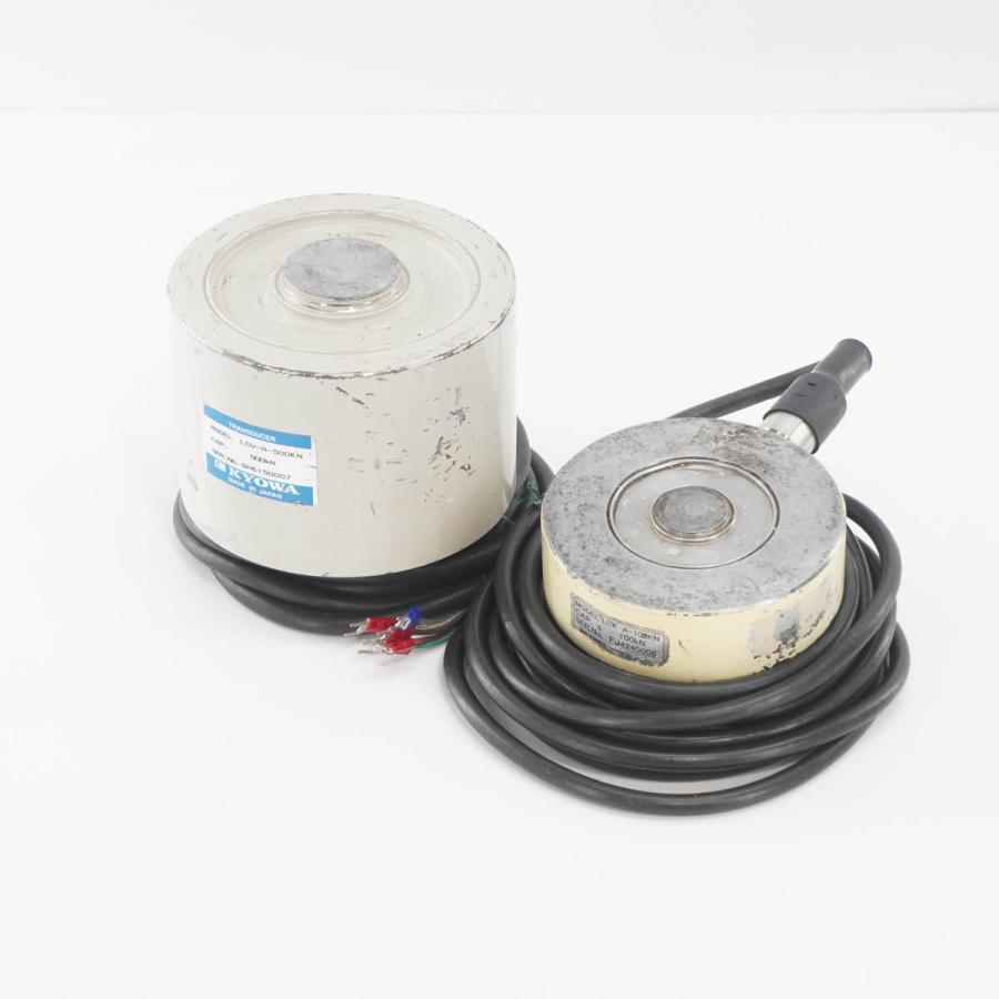 [DW]USED 8日保証 KYOWA LCK-A-100KN LCV-A-500KN ロードセル薄型圧縮荷重計 [05150-0052 ...