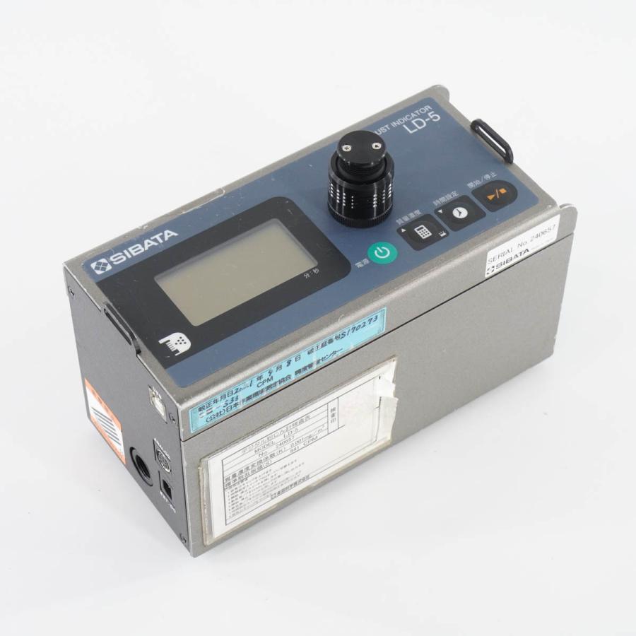 [DW]USED 8日保証 09/2021CAL SIBATA LD-5 DIGITAL DUST INDICATOR デジタル粉じん計 粉塵 ...