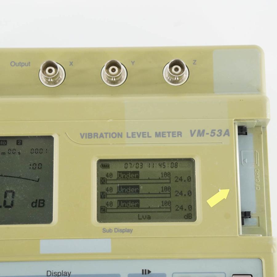 [DW]USED 8日保証 RION VM-53A VIBRATION LEVEL METER 振動レベル計 PV-83C [05150-0130] : ソクラボショップ - 通販 ...