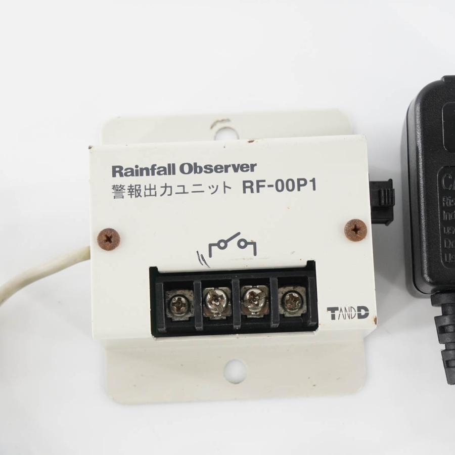 [DW]USED 8日保証 7台入荷 T＆D RF-3 TandD Rainfall Observer アメンボ 雨量計データロガー 雨量記録監視装置 RF-00P1 AC...[05150 ...
