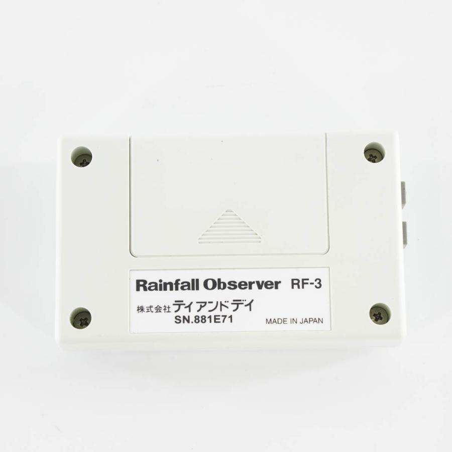 [DW]USED 8日保証 7台入荷 T＆D RF-3 TandD Rainfall Observer アメンボ 雨量計データロガー 雨量記録監視装置 RF-00P1 AC...[05150 ...