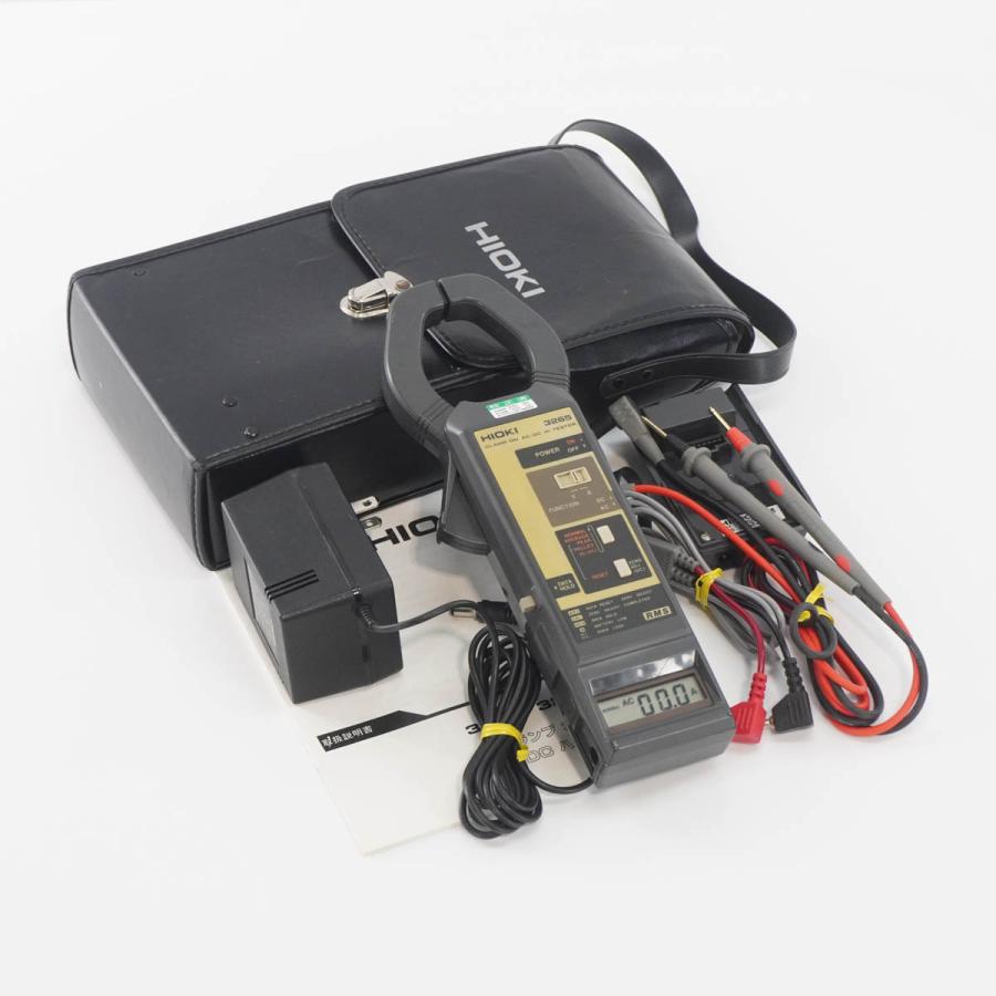 [DW]USED 8日保証 校正2023年9月まで有効 HIOKI 3265 CLAMP ON AC/DC Hi TESTER クランプオン ...