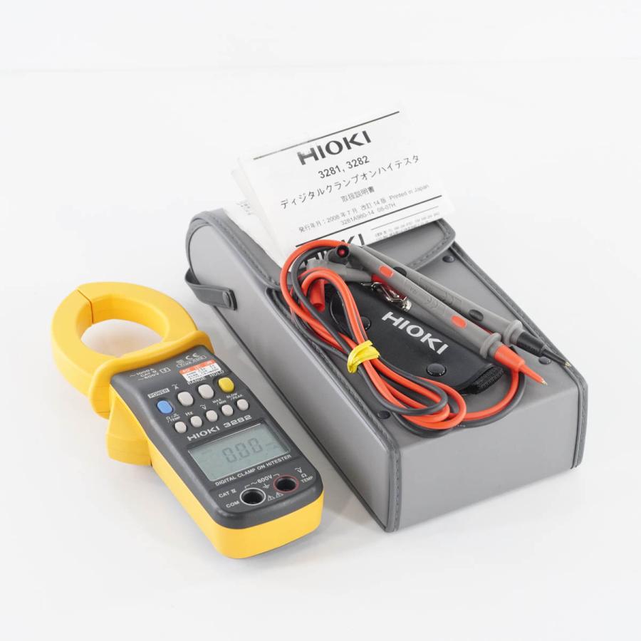 [DW]USED 8日保証 校正2024年1月まで有効 HIOKI 3282 DIGITAL CLAMP ON HiTESTER デジタル ...