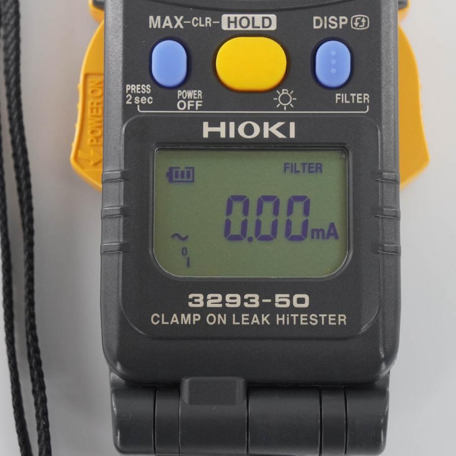 [DW]USED 8日保証 10/2021CAL HIOKI 3293-50 CLAMP ON LEAK HiTESTER クランプオンリーク ...