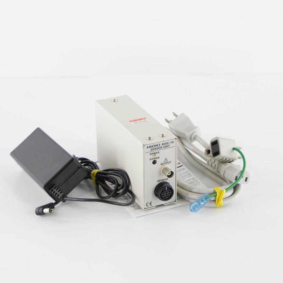 [DW]USED 8日保証 2台入荷 校正2023年11月まで有効 HIOKI 9555-10 SENSOR UNIT センサーユニット AC ...