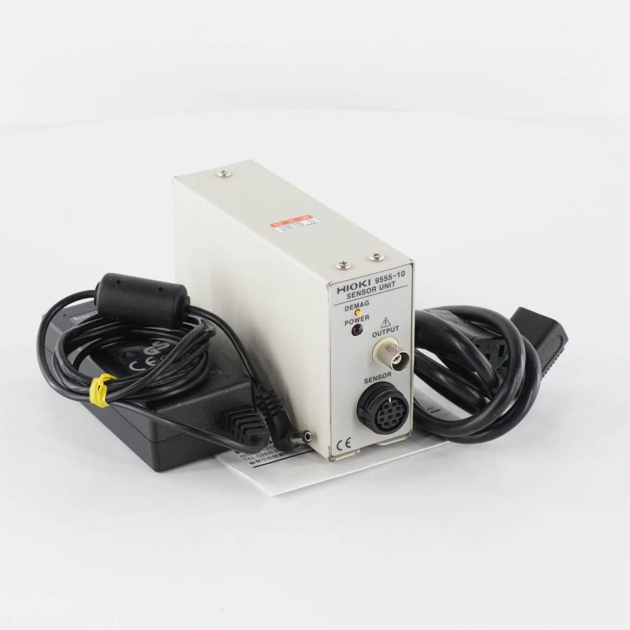 [DW]USED 8日保証 校正2024年1月まで有効 HIOKI 9555-10 SENSOR UNIT センサーユニット ACアダプター ...
