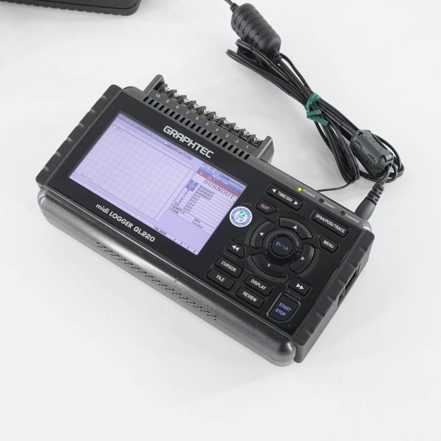 [DW]USED 8日保証 GRAPHTEC GL220 midi LOGGER データロガー ACアダプター [05155-0001 ...