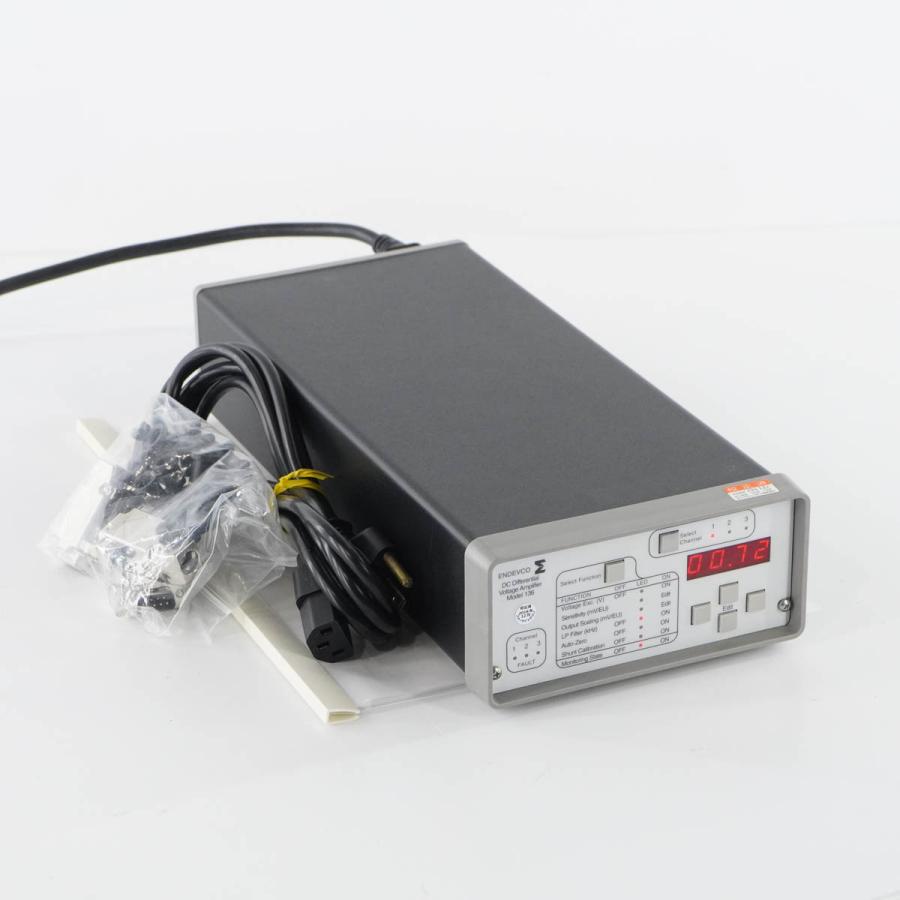[JB]USED 現状販売 ENDEVCO 136 DC Differential Voltage Amplifier DC増幅器 アンプ 電源コード 取扱説明書 [05157-0063 ...