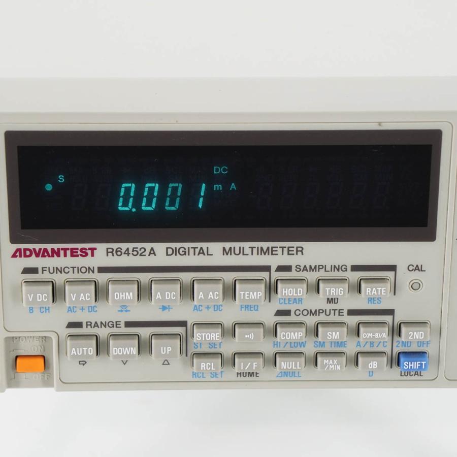 [DW]USED 8日保証 ADVANTEST R6452A DIGITAL MULTIMETER デジタルマルチメーター [05169 ...