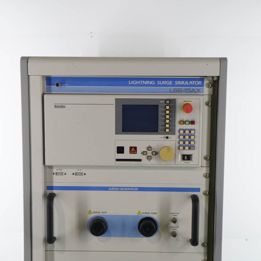 [DW]USED 8日保証 NoiseKen LSS-15AX LSS-15AX-C1 LIGHTNING SURGE SIMULATOR 雷サージ試験器 TF-2302P 200V ...