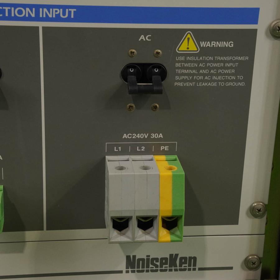 [DW]USED 8日保証 NoiseKen LSS-15AX LSS-15AX-C1 LIGHTNING SURGE SIMULATOR 雷サージ試験器 TF-2302P 200V ...