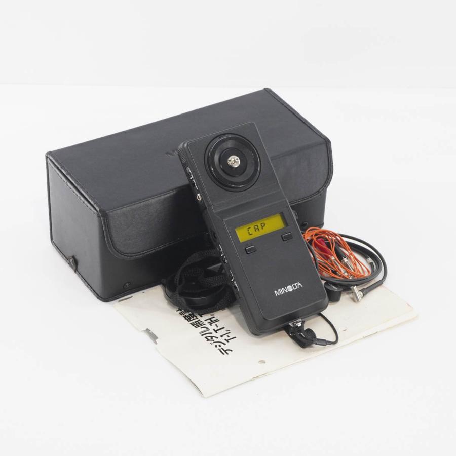[DW]USED 8日保証 MINOLTA T-1M DIGITAL ILLUMINOMETER デジタル照度計 取扱説明書 [05170 ...