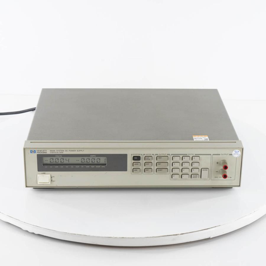 [DW]USED 8日保証 03/2022CAL hp 6633A SYSTEM DC POWER SUPPLY システム電源 0-50V/0 ...