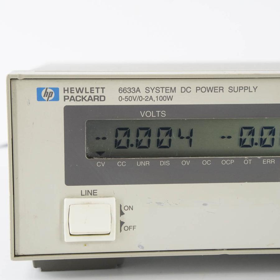 [DW]USED 8日保証 03/2022CAL hp 6633A SYSTEM DC POWER SUPPLY システム電源 0-50V/0 ...