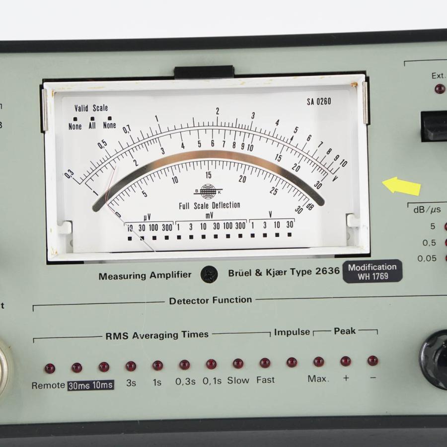 [DW]USED 8日保証 Bruel ＆ Kjaer 2636 B＆K Measuring Amplifier アンプ [05170-0398] : ソクラボショップ - 通販 ...