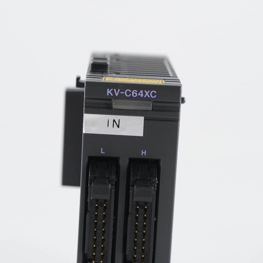 [PG]USED 8日保証 KEYENCE KV-C64XC KV-8000シリーズ PLC 64点コネクター入力ユニット プログラマブル ...