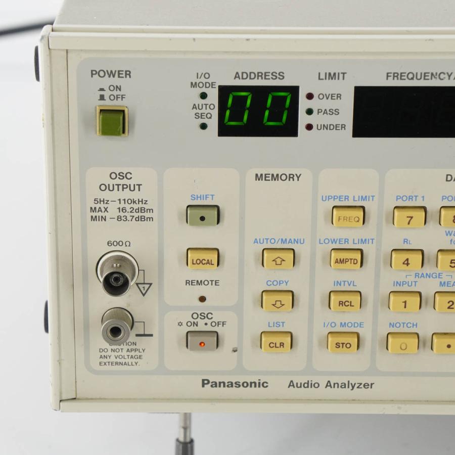 [JB]USED 現状販売 Panasonic VP-7723A Audio Analyzer オーディオアナライザー [05181-0002 ...