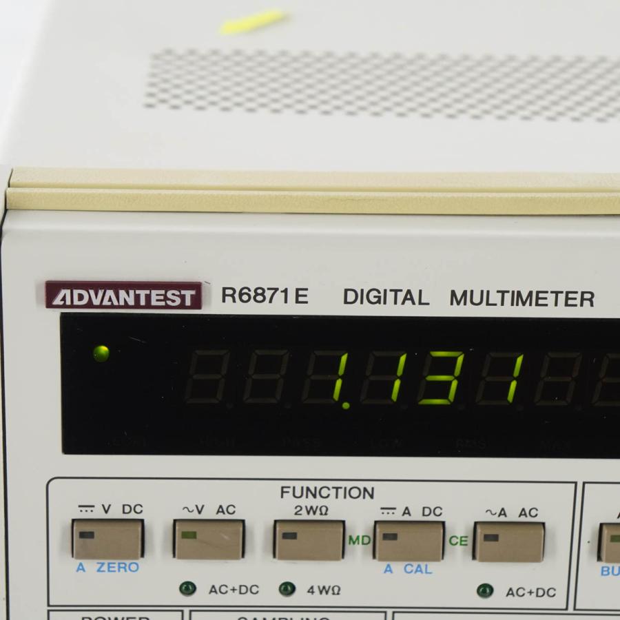 [DW]USED 8日保証 ADVANTEST R6871E DIGITAL MULTIMETER デジタルマルチメーター [05181 ...