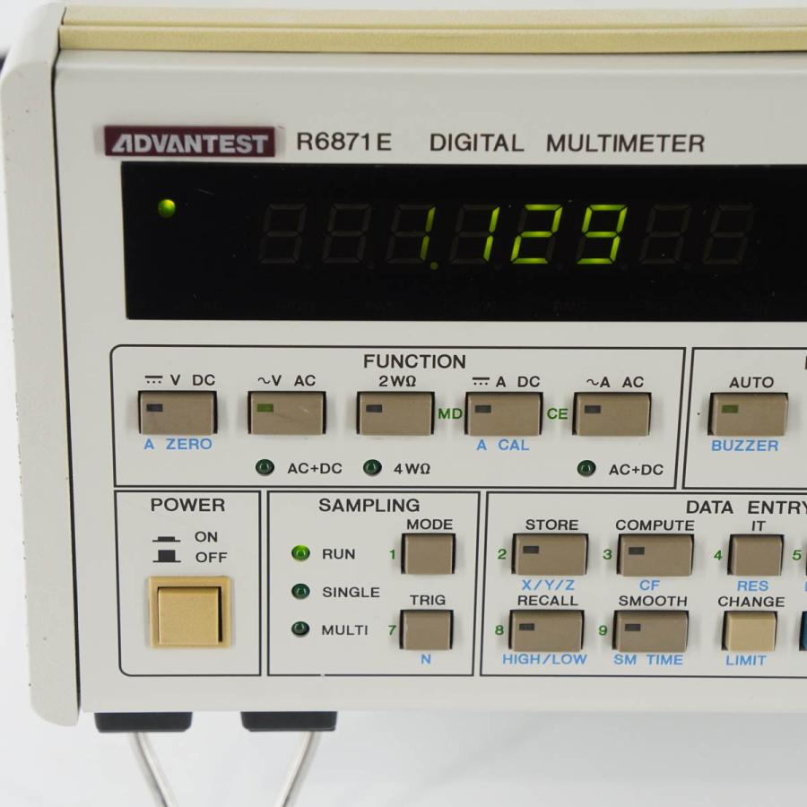 [DW]USED 8日保証 ADVANTEST R6871E DIGITAL MULTIMETER デジタルマルチメーター [05181 ...