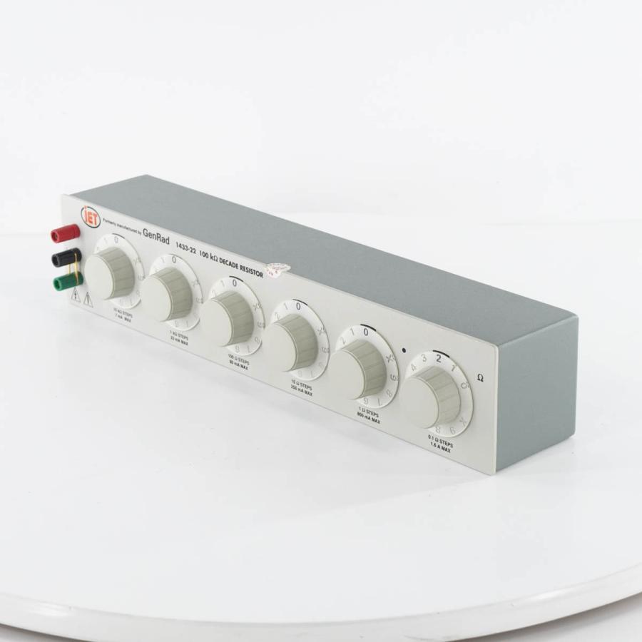 [DW]USED 8日保証 IET 1433-22 GenRad DECADE RESISTOR ダイヤル式抵抗器 100kΩ [05181 ...