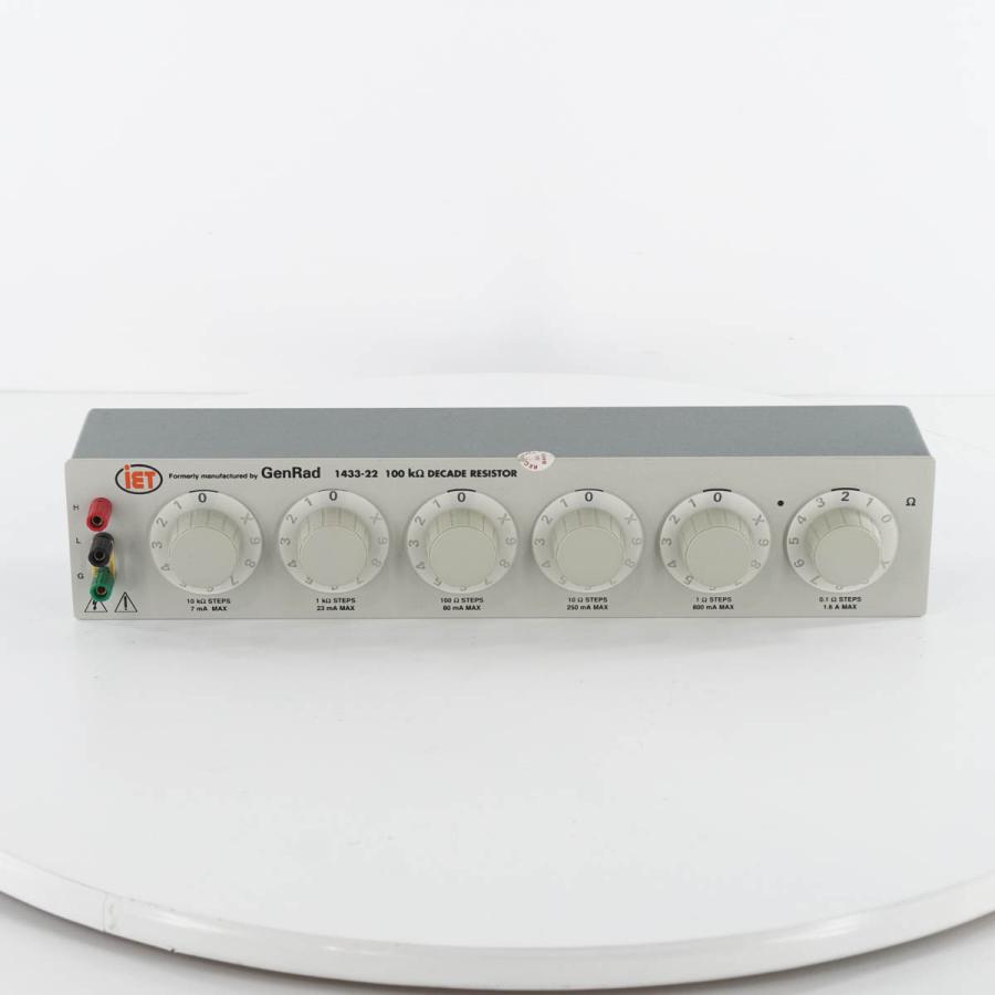 [DW]USED 8日保証 IET 1433-22 GenRad DECADE RESISTOR ダイヤル式抵抗器 100kΩ [05181 ...