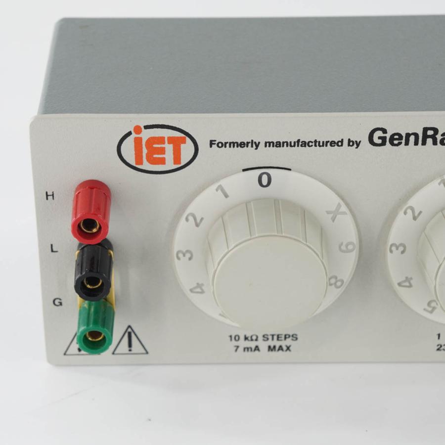 [DW]USED 8日保証 IET 1433-22 GenRad DECADE RESISTOR ダイヤル式抵抗器 100kΩ [05181 ...