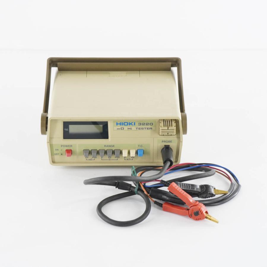 [DW]USED 8日保証 HIOKI 3220 mΩ Hi TESTER ミリオームハイテスター [05184-0196] : ソクラボ ...