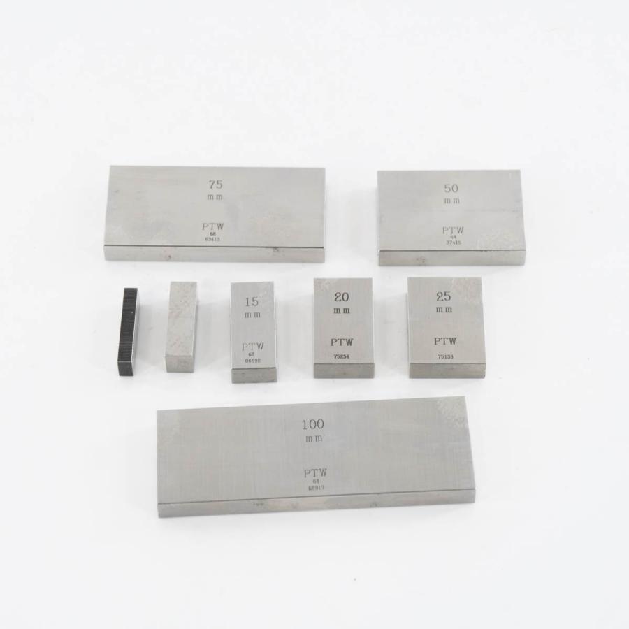 [dw]used 8日保証 Mitutoyo 108 168 1 Ptw Gage Block Set ゲージブロックセット [05184