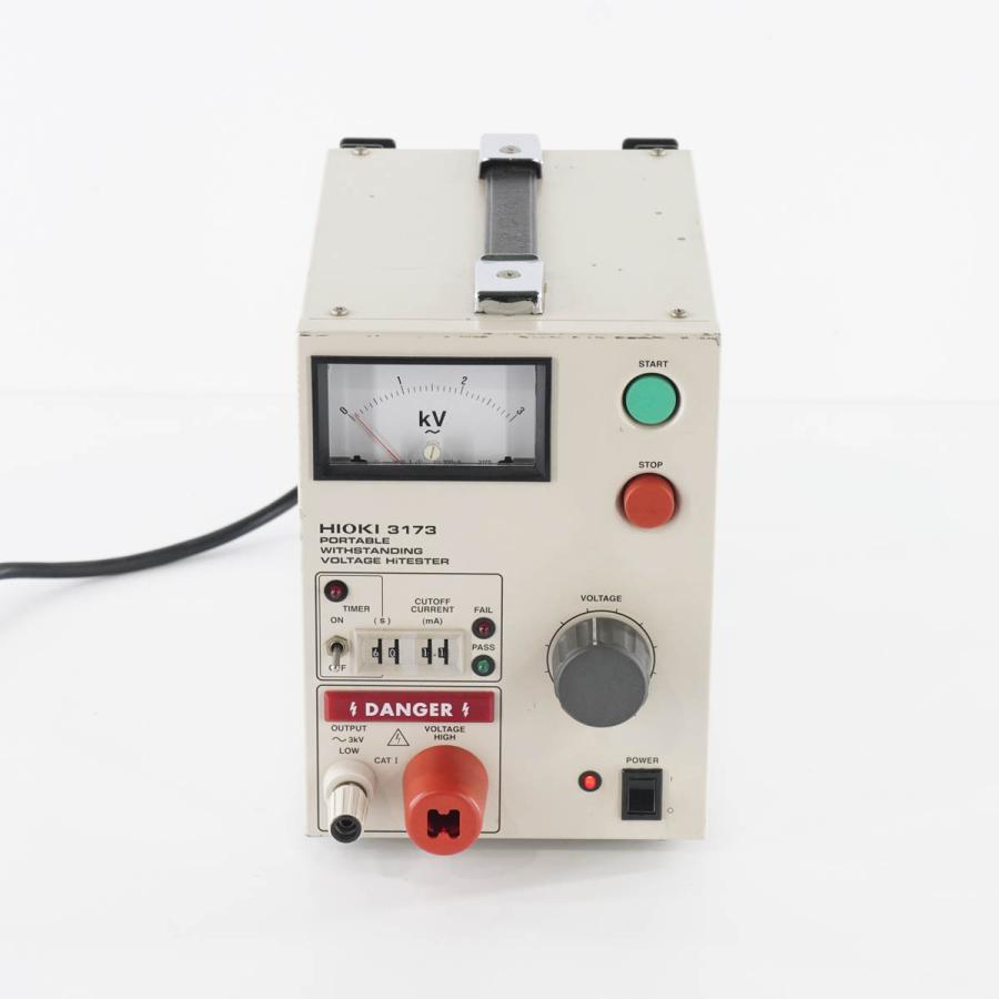 [DW]USED 8日保証 HIOKI 3173 PORTABLE WITHSTANDING VOLTAGE HiTESTER ポーダブル耐圧 ...