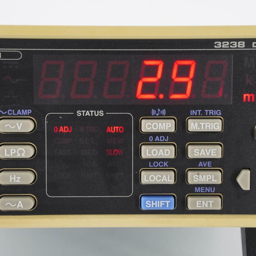 [JB]USED 現状販売 HIOKI 3238 DIGITAL HiTESTER デジタルハイテスター 電源コード [05184-0307 ...