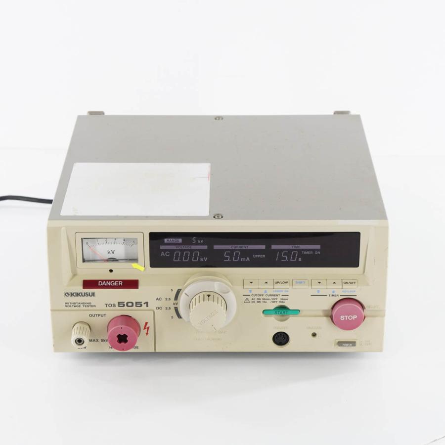 [JB]USED 現状販売 KIKUSUI TOS5051 TOS5000 WITHSTANDING VOLTAGE TESTER 耐電圧試験 ...
