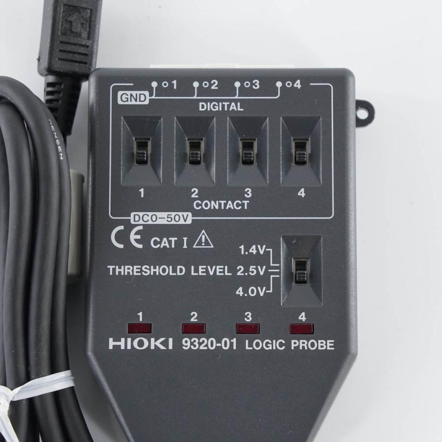 [DW]USED 8日保証 HIOKI 9320-01 LOGIC PROBE ロジックプローブ 取扱説明書 [05184-0332 ...