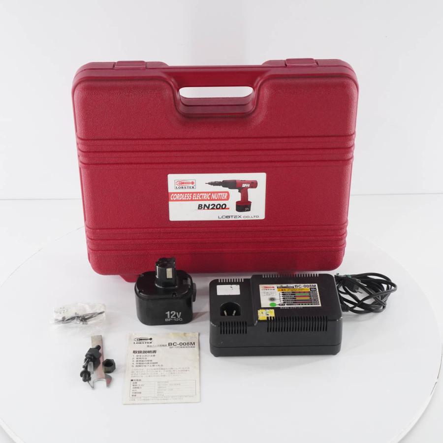 [PG]USED 8日保証 LOBTEX BN200 BN-200 LOBSTER ロブスター エビ印 コードレスナッター CORDLESS ...