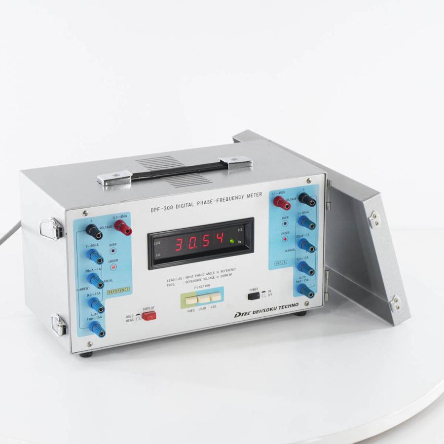[DW]USED 8日保証 DTEC DENSOKU TECHNO DPF-300 DIGITAL PHASE-FREQUENCY METER ...