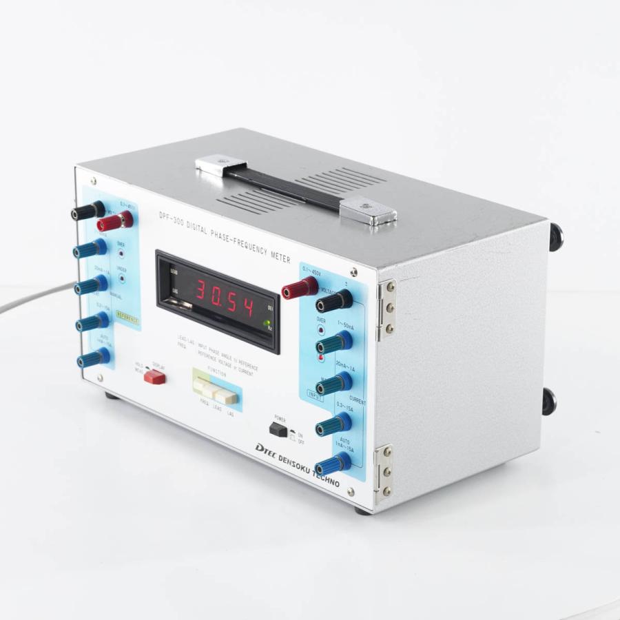 [DW]USED 8日保証 DTEC DENSOKU TECHNO DPF-300 DIGITAL PHASE-FREQUENCY METER ...