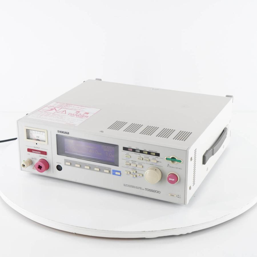[DW]USED 8日保証 KIKUSUI TOS9200 AC WITHSTANDING VOLTAGE / INSULATION ...
