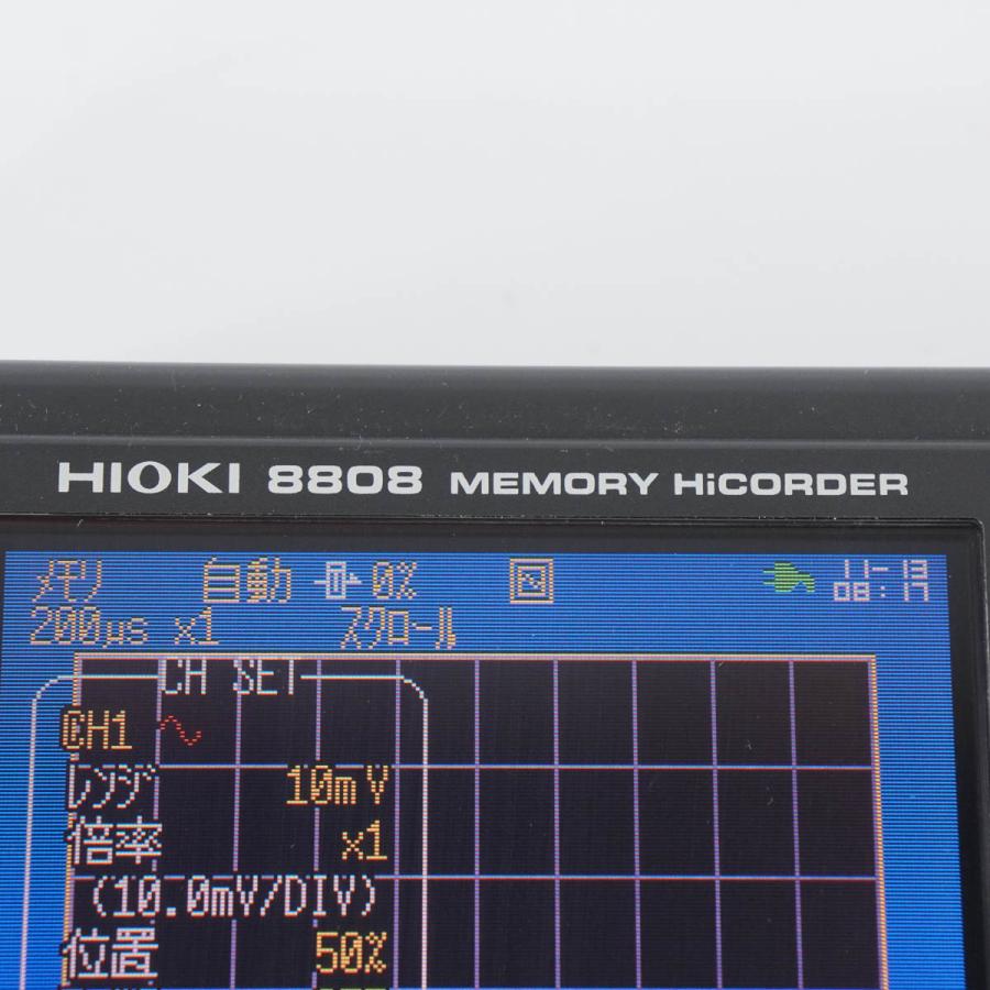[DW]USED 8日保証 HIOKI 8808 MEMORY HiCORDER メモリーハイコーダー 9727 ACアダプター 電源コード ...