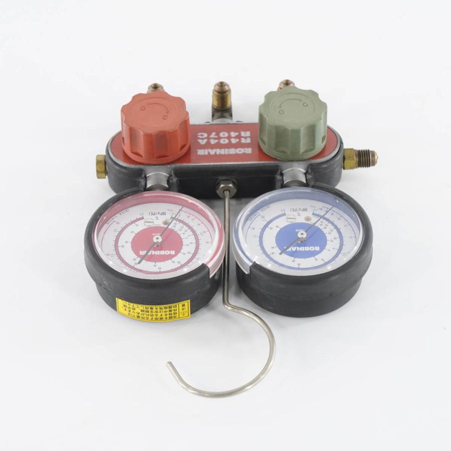 [DW]USED 8日保証 ROBINAIR JA-5547 R404A R407C JATEK ジャテック GAUGE MANIFOLD SYSTEMS ゲージマニホールド [05184 ...