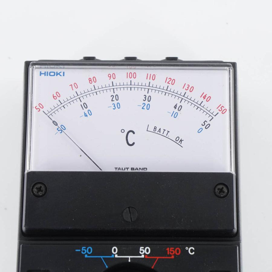 [JB]USED ジャンク HIOKI 3411 1981 TEMPERATURE Hi TESTER 温度計 取扱説明書 [05184 ...
