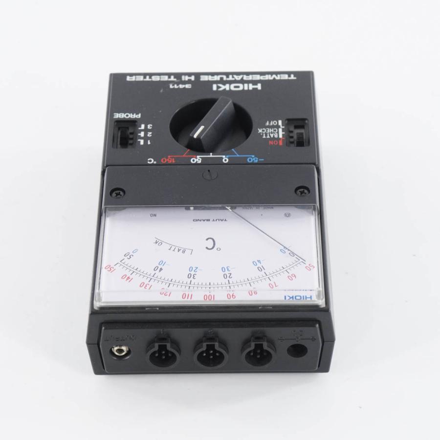 [JB]USED ジャンク HIOKI 3411 1981 TEMPERATURE Hi TESTER 温度計 取扱説明書 [05184 ...