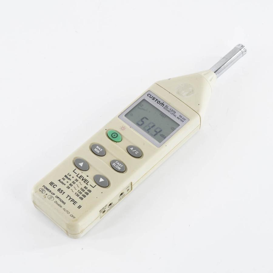 [DW]USED 8日保証 CUSTOM SL-1370 SOUND LEVEL METER 騒音計 サウンドレベルメーター [05184-0409] : ソクラボショップ - 通販 ...