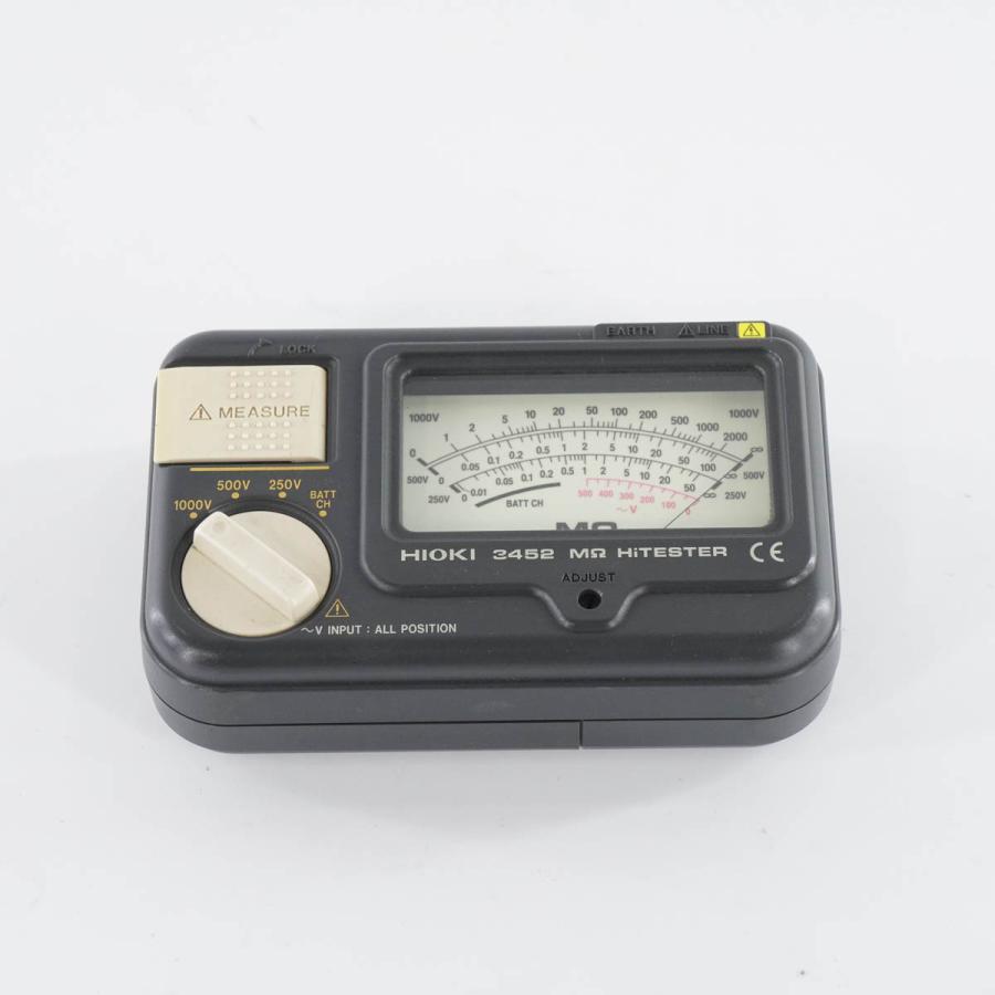 [DW]USED 8日保証 HIOKI 3452 MΩ HiTESTER メグオームハイテスター 絶縁抵抗計 [05184-0410 ...