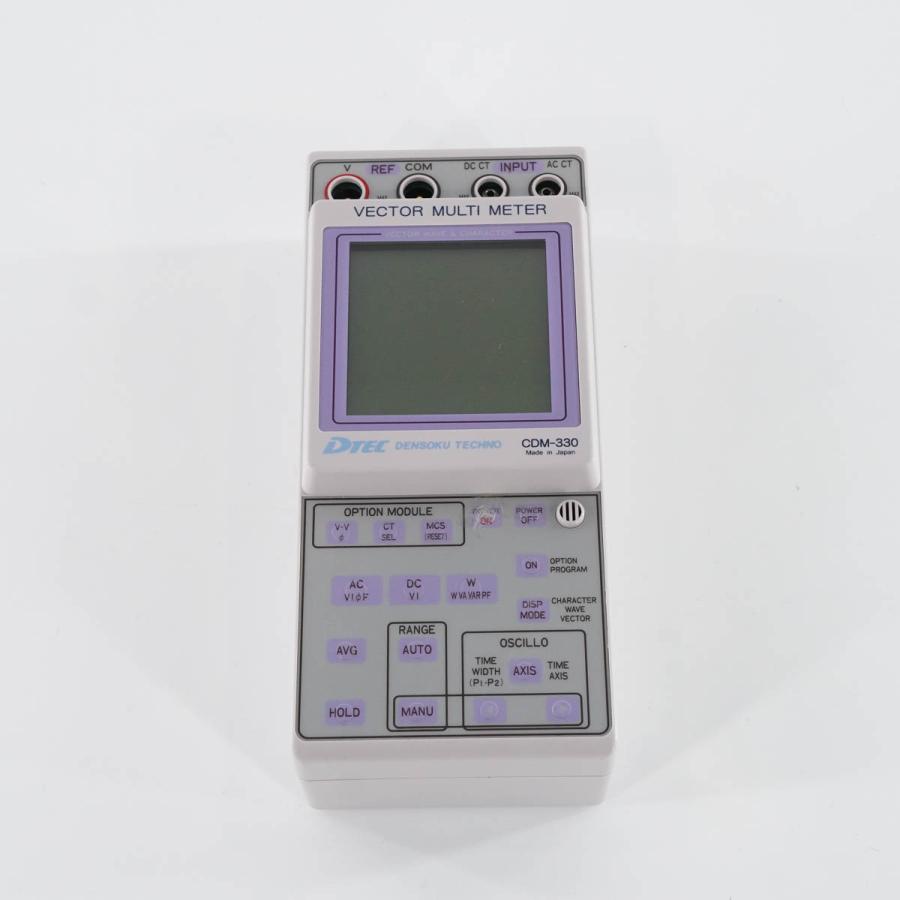 [JB]USED 現状販売 DTEC CDM-330 VECTOR MULTI METER ベクトルマルチメーター CAD-230 CT-25C ACアダプター 取扱説明書 CT ...
