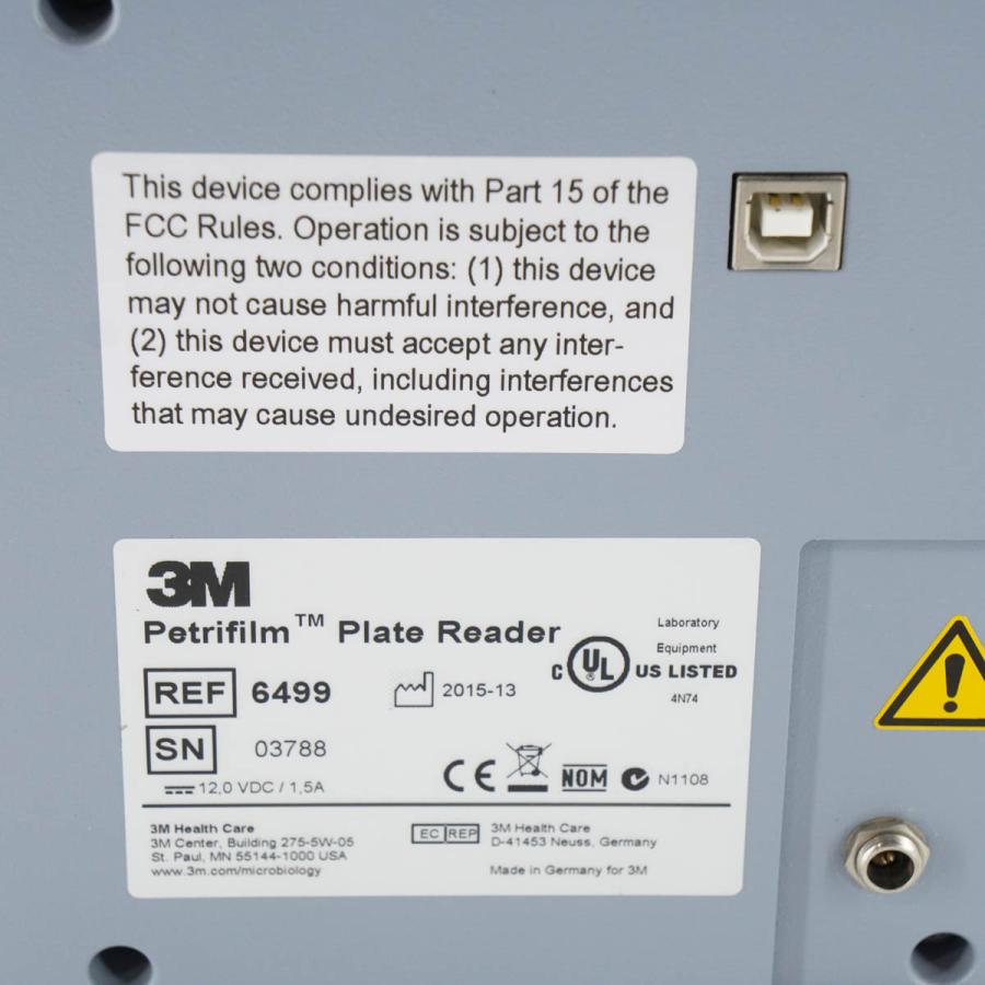 [DW]USED 8日保証 3M 6499 Petrifilm ペトリフィルム Plate Reader プレートリーダー ACアダプター ...