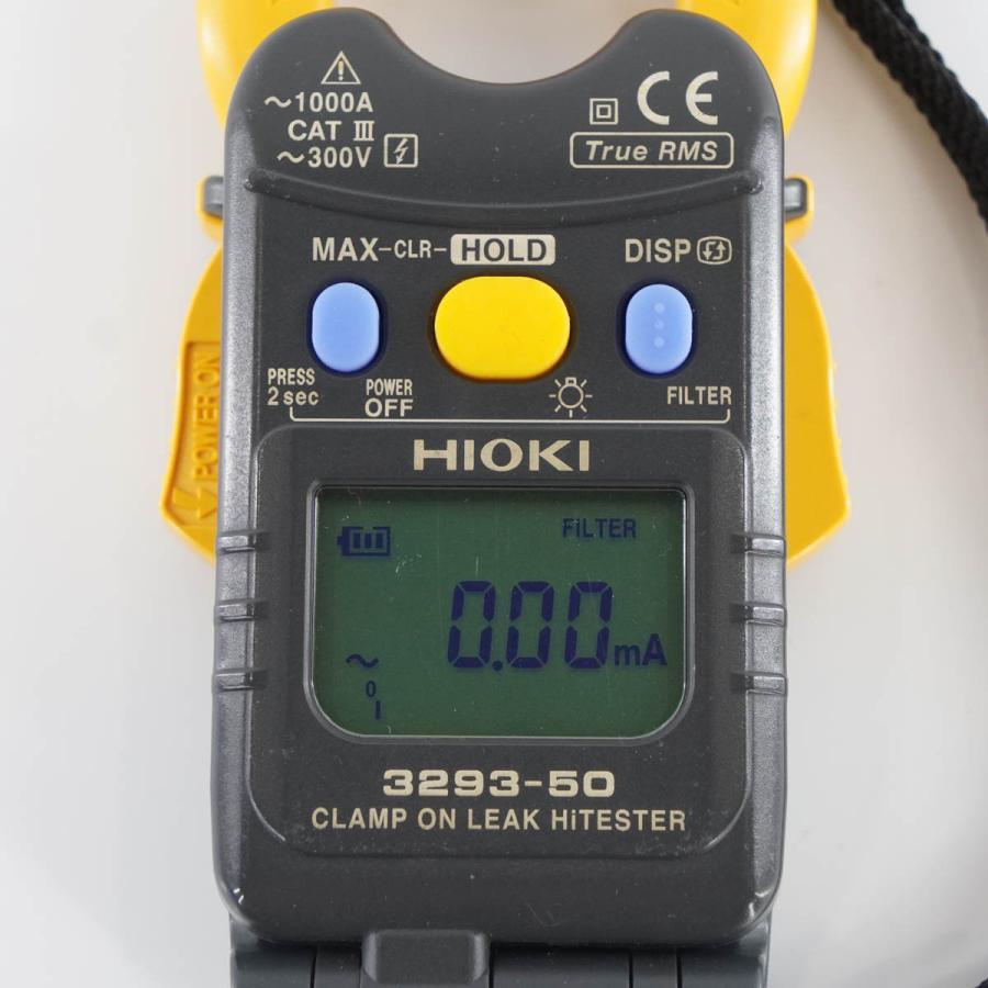[DW]USED 8日保証 05/2022CAL HIOKI 3293-50 CLAMP ON LEAK HiTESTER クランプオンリーク ...