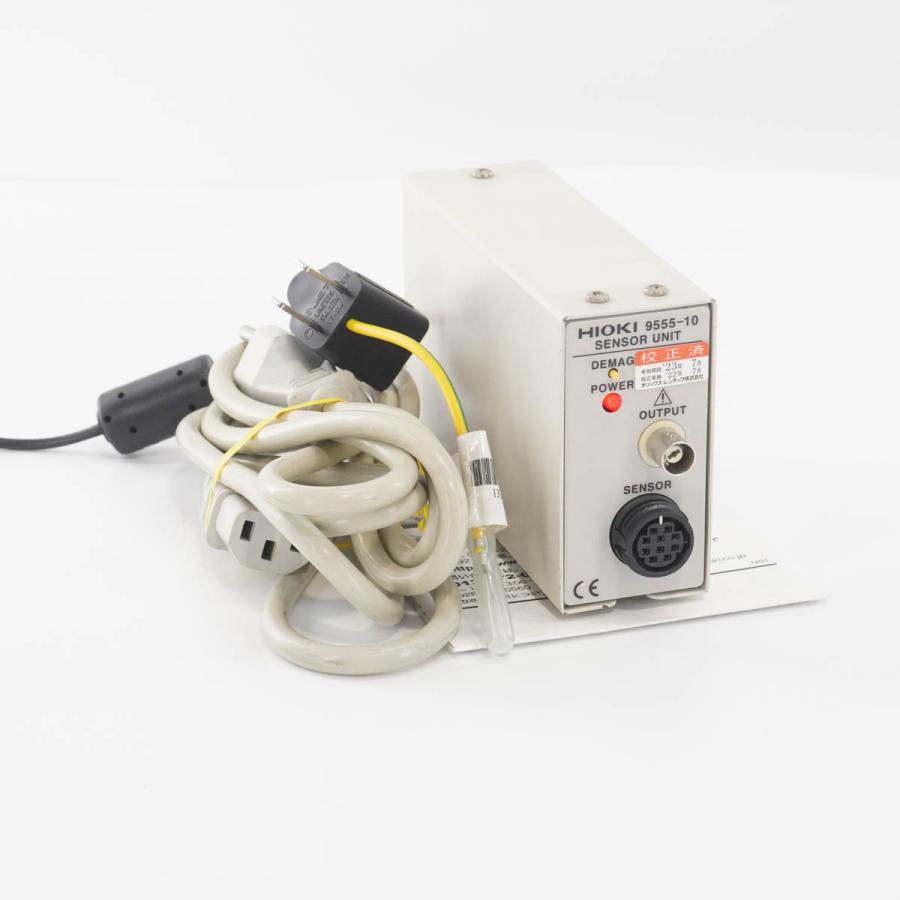 [DW]USED 8日保証 3台入荷 07/2022CAL HIOKI 9555-10 SENSOR UNIT センサーユニット AC ...