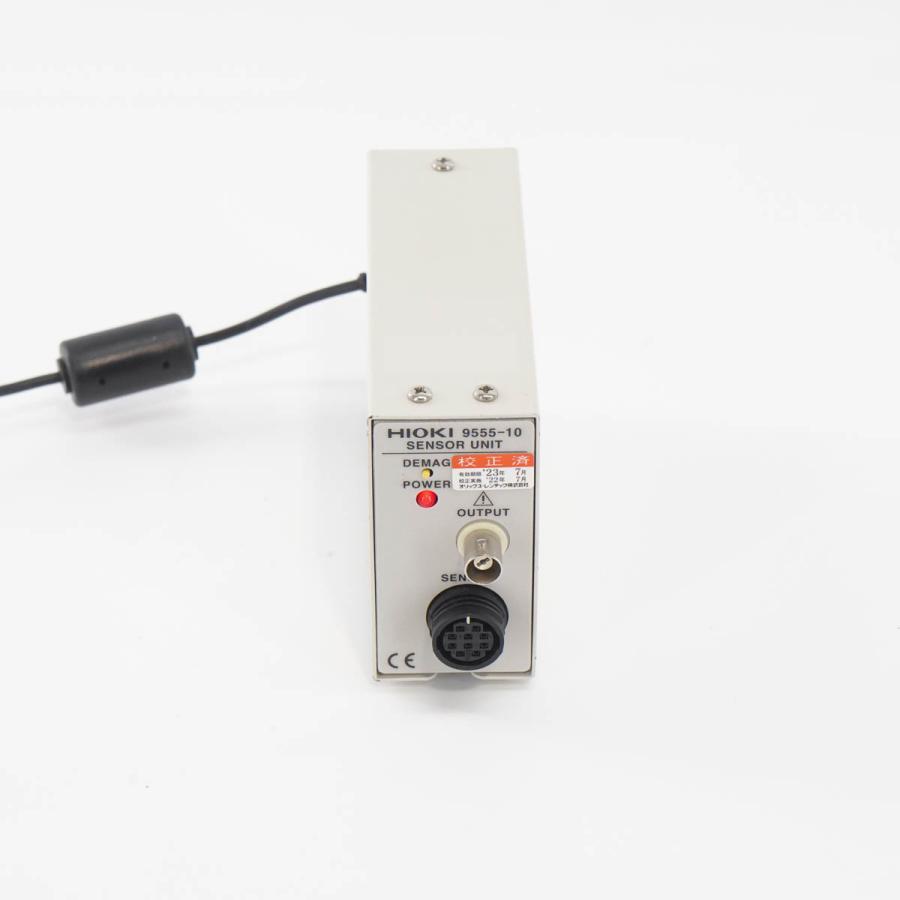 [DW]USED 8日保証 07/2022CAL HIOKI 9555-10 SENSOR UNIT センサーユニット ACアダプター 取扱 ...