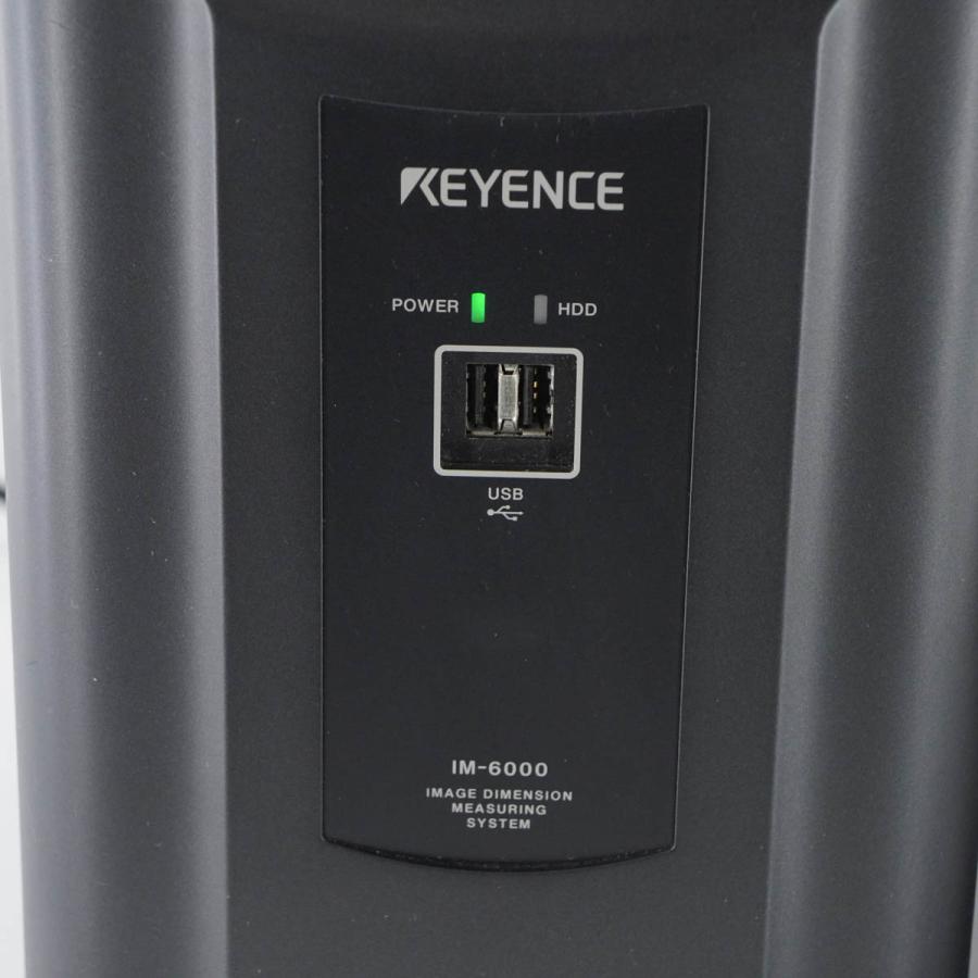 [DW]USED 8日保証 KEYENCE IM-6020 IM-6000 IMAGE DIMENSION MEASURING SYSTEM 画像寸法測定器 測定ヘッド 電源コード ...