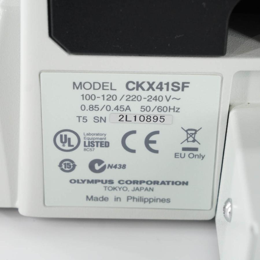 [DW]USED 8日保証 OLYMPUS CKX41 CKX41SF Microscope 培養顕微鏡 WHB10×/20 Cach N ...