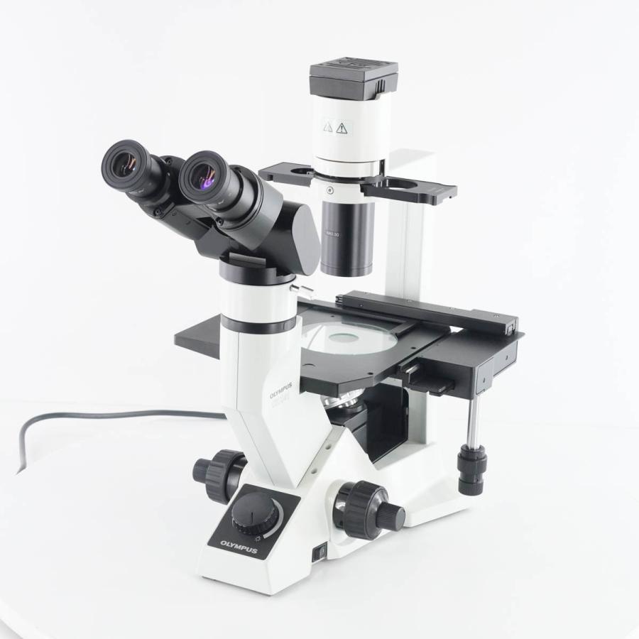 [DW]USED 8日保証 OLYMPUS CKX41 CKX41SF Microscope 培養顕微鏡 WHB10×/20 Cach N ...